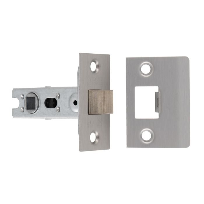 Satin Stainless Steel Finish Tubular Mortice Door Square Latch